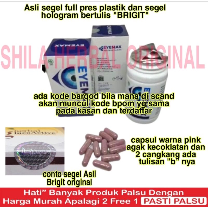 Jual EYEMAX ASLI ORIGINAL OBAT MATA PLUS MINUS RABUN KATARAK GLUCOMA ...