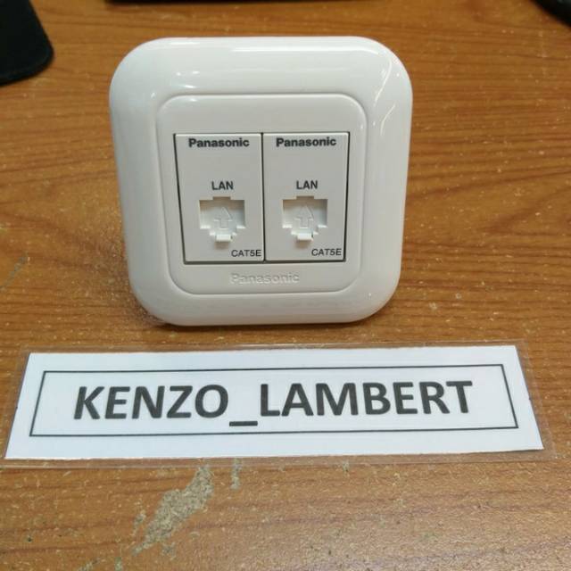 Jual Outlet data double cat 6 panasonic wide series | Shopee Indonesia