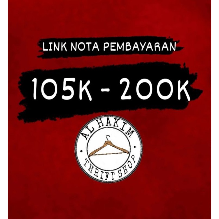 Jual LINK NOTA PEMBAYARAN ( 105K - 200K ) | Shopee Indonesia