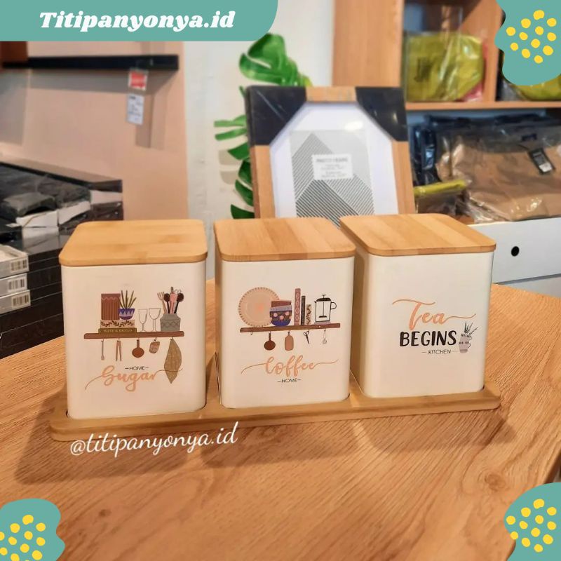 Jual Informa Canister Tempat Gula Teh Kopi Tea Sugar Coffee With Tutup ...
