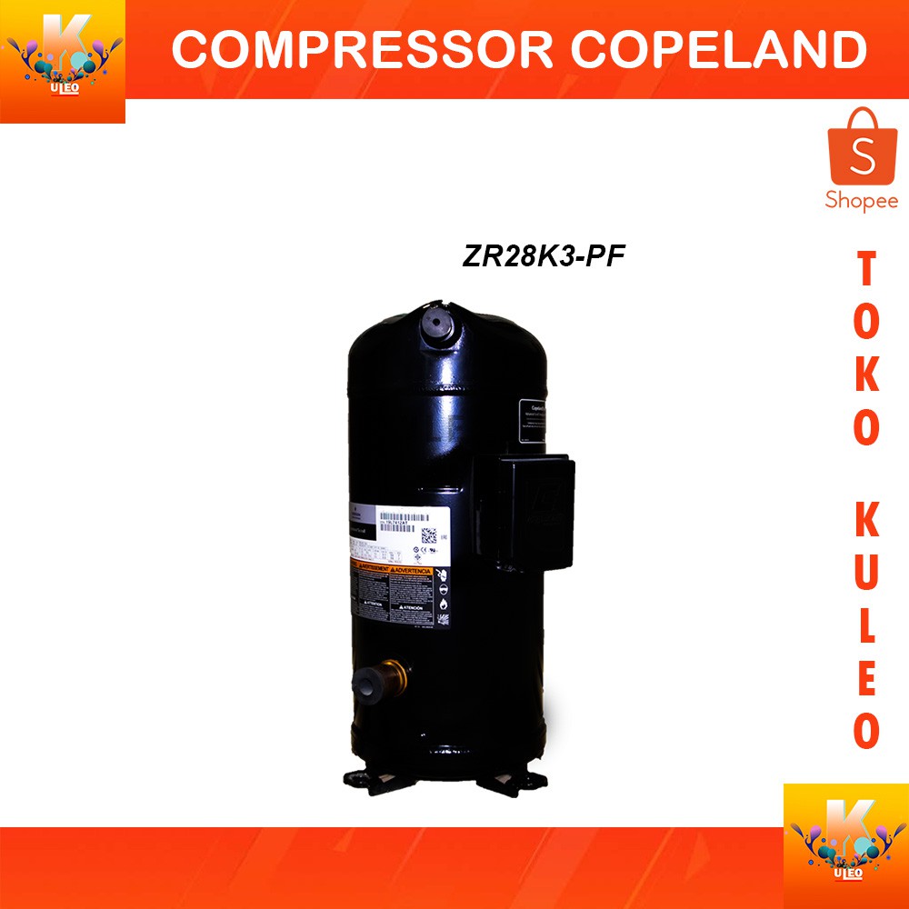Jual KOMPRESOR COPELAND SCROLL ZR28K3-PFJ-522 (2Pk) - compressor copeland zr28k3 | Shopee Indonesia
