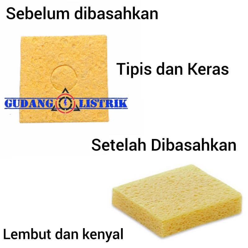 Jual Spons Sponge Solder Untuk Membersihkan Mata Ujung Solder | Shopee ...