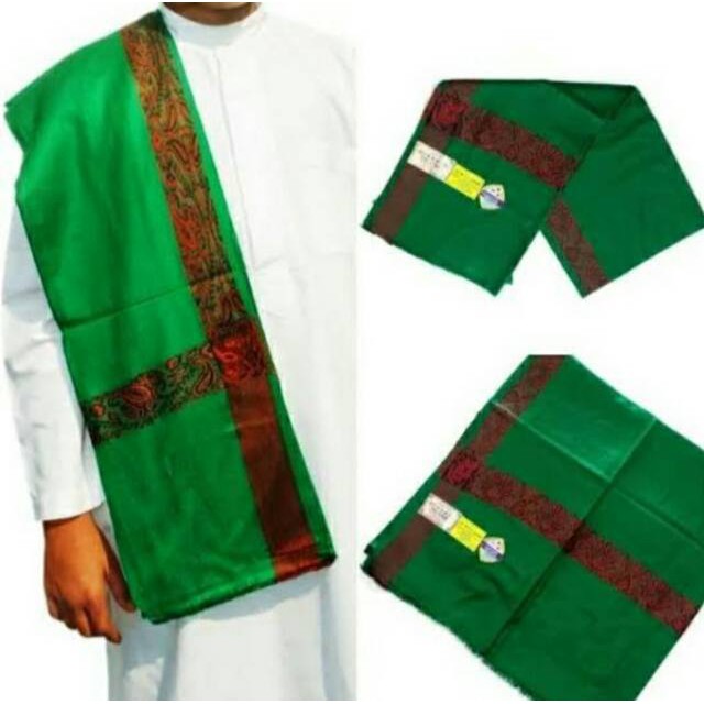 Jual Kain SORBAN Surban Selendang Haji Kashmir Hijau Lembut Halus Cocok ...