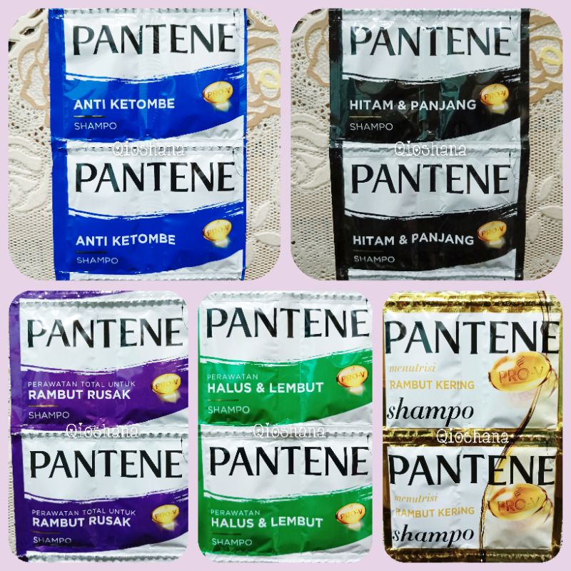 Jual PANTENE SHAMPO SACHET 1 RENCENG (12 SACHET) | Shopee Indonesia