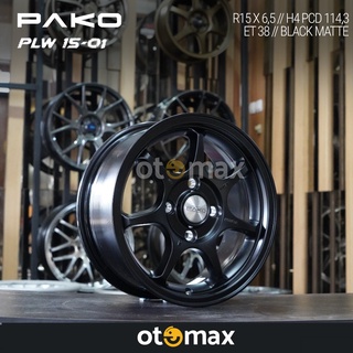Jual Velg Mobil Pako PLW-01 Ring 15 PCD 114.3 Black Matt Full | Shopee ...
