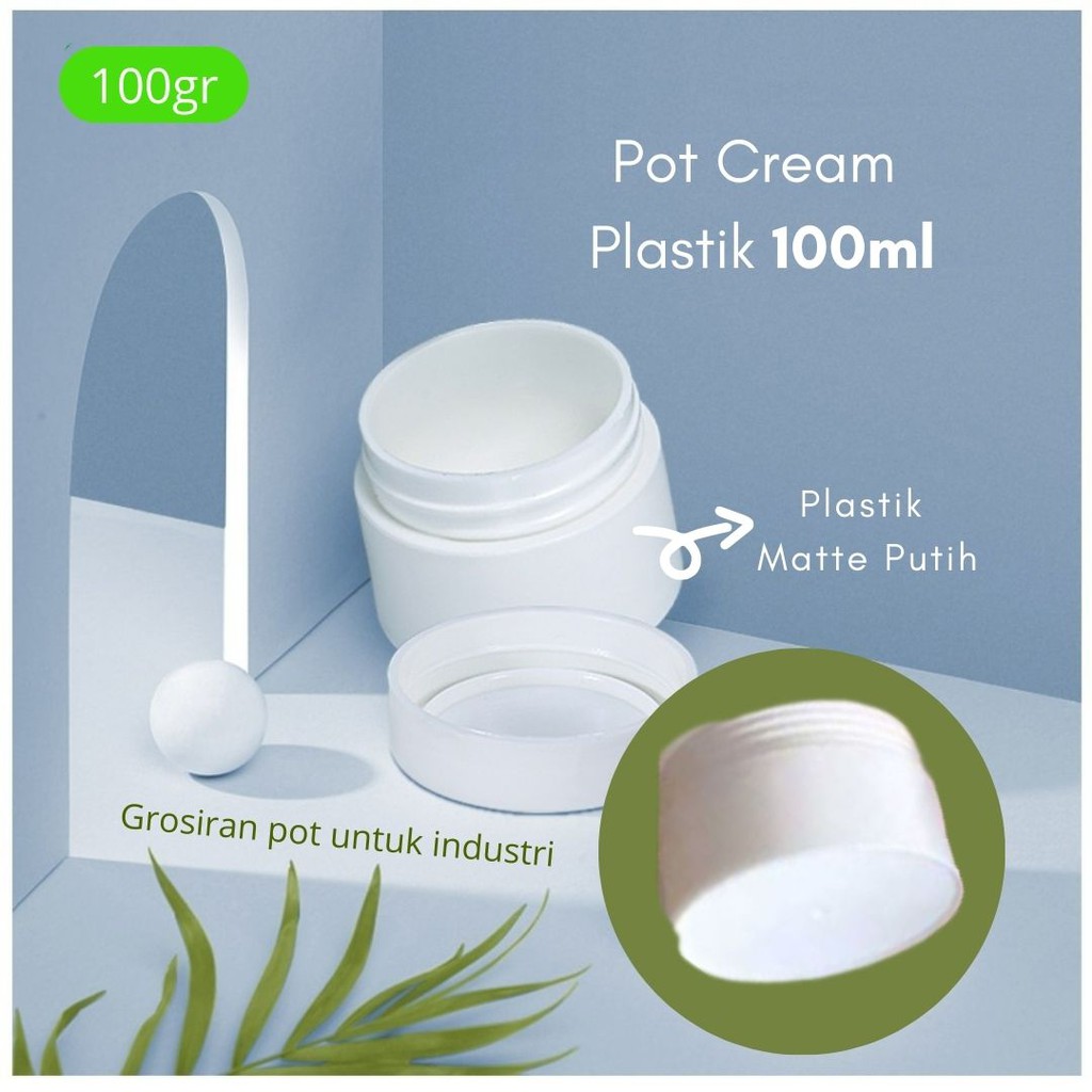 Jual Pot cream Skincare Body Scrub Botol Kosong Kosmetik Botol Kemasan ...