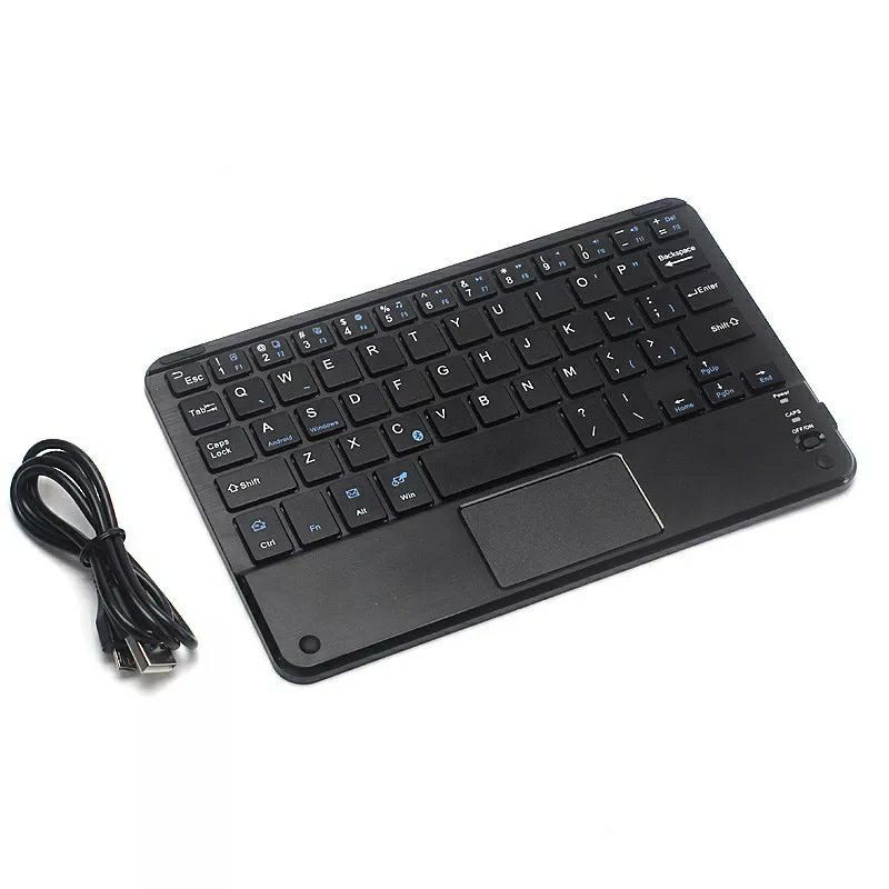 Jual Keyboard bluetooth plus touchpad warna black untuk android/ios ...