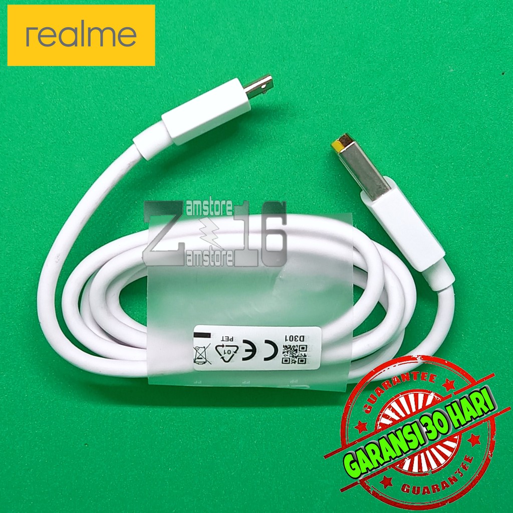Jual Kabel data cas realme MICRO USB Type B 2A Fast charger ori 100% ...