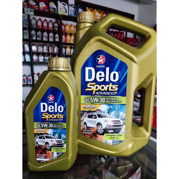 Jual PAKET 7 LITER CALTEX DELO SPORT ADVANCED 5W-30 FULLY SYNTHTIC ...