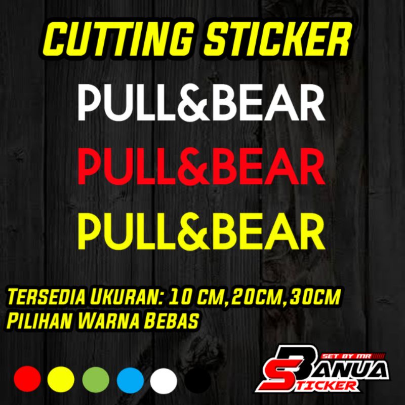 Jual Stiker PULL & BEAR Cutting | Shopee Indonesia