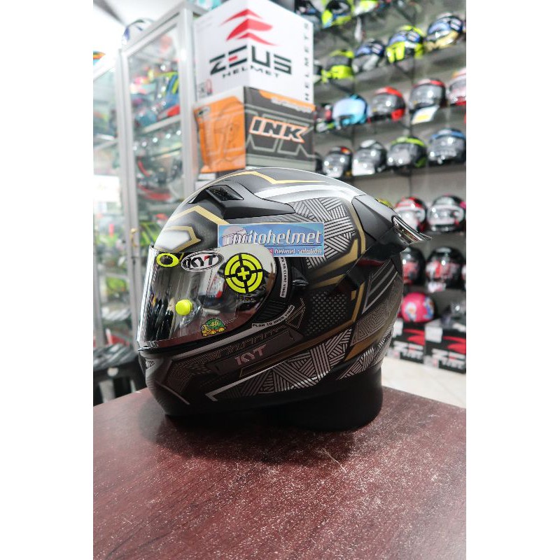 Jual KYT K2rider Panther Gold Paket Ganteng Lengkap Indonesia|Shopee ...