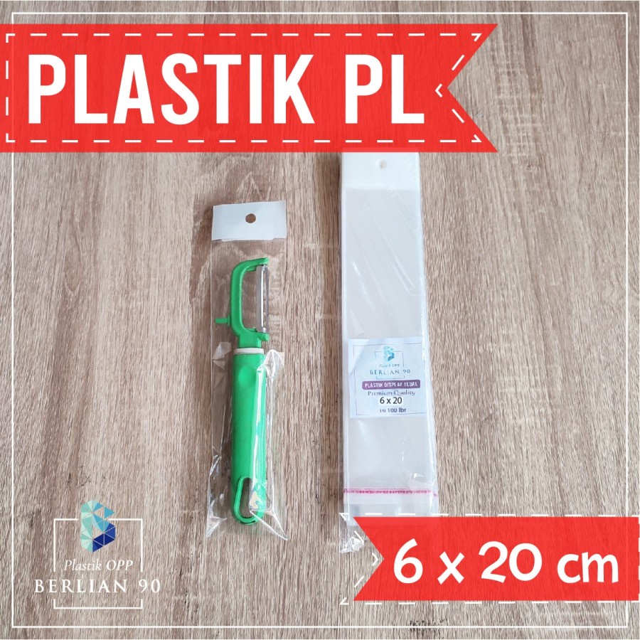 Jual Plastik Display 6x20 cm Plastik Aksesoris Plastik Gantung ...