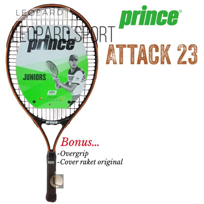 Jual Raket Tenis Prince Junior Jr Attack 23 / Prince Tennis JR | Shopee ...