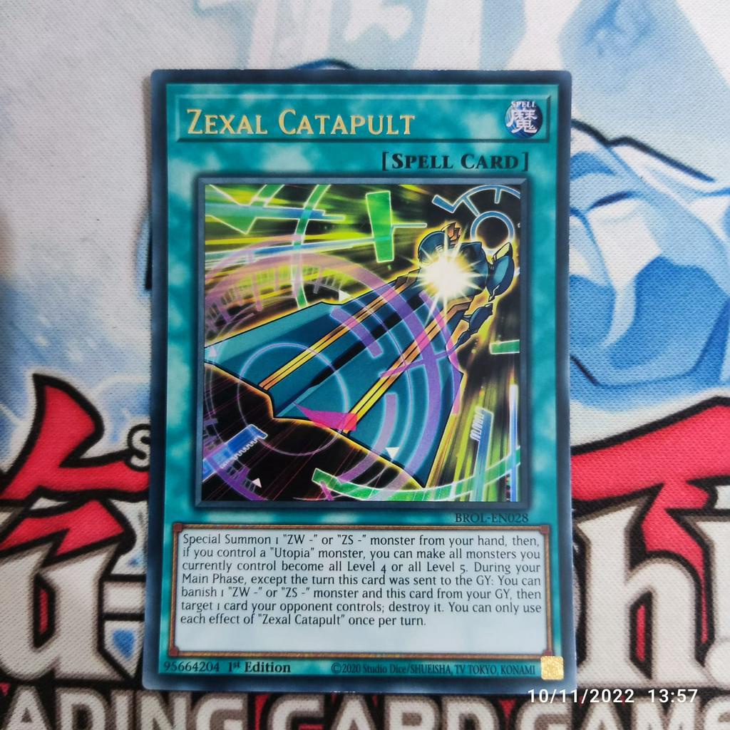 Jual yugioh zexal catapult BROL ultra rare original | Shopee Indonesia