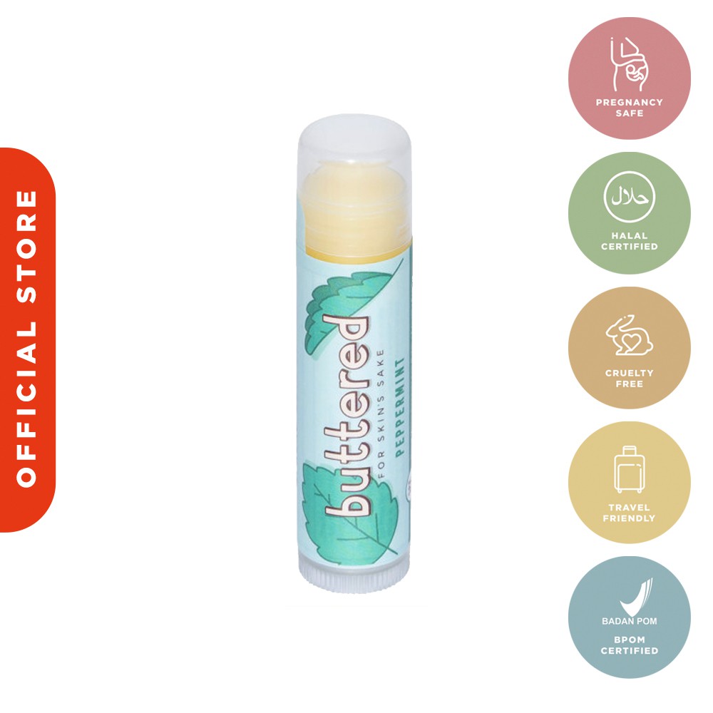 MSBB - Buttered - Peppermint Lip Balm SPF 15 - My Skin But Better