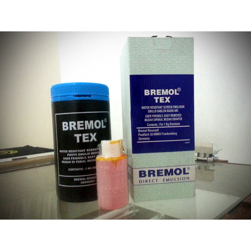 Jual Obat Afdruk Sablon | Bremol Tex 1Kg ( Waterbase ) Indonesia|Shopee ...