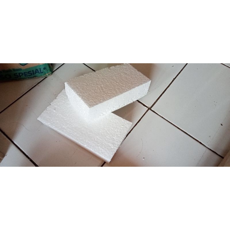 Jual foam gabus padat untuk buket 5x10x20 1kg muat 8 | Shopee Indonesia