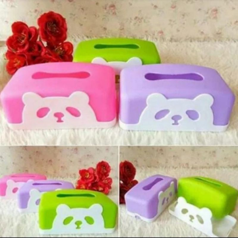 Jual tempat tisu panda unik lucu warna | Shopee Indonesia