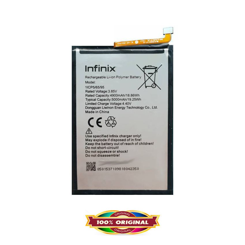 Jual Original Battery for Infinix Smart 5 - X657 - 5000mAh - Garansi 1 ...
