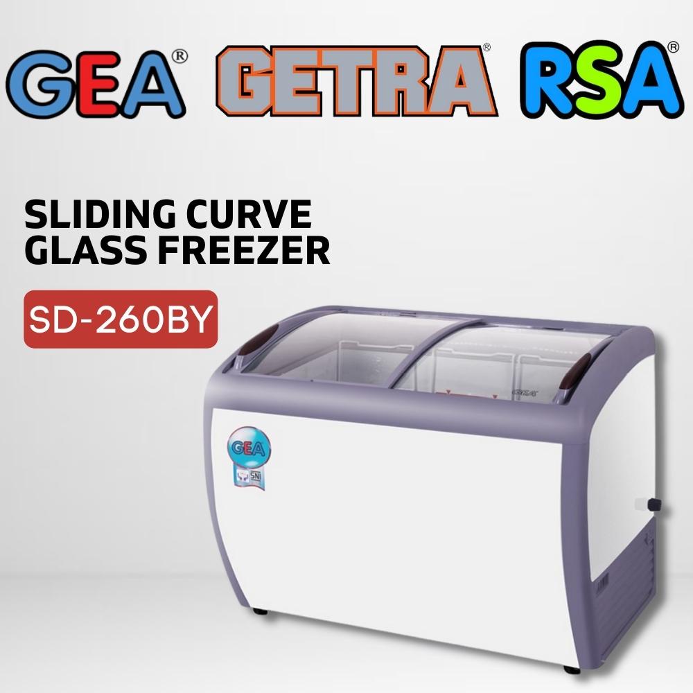 Jual FREEZER ES KRIM SLIDE GEA SD-260BY KULKAS ICE CREAM KACA SLIDING ...