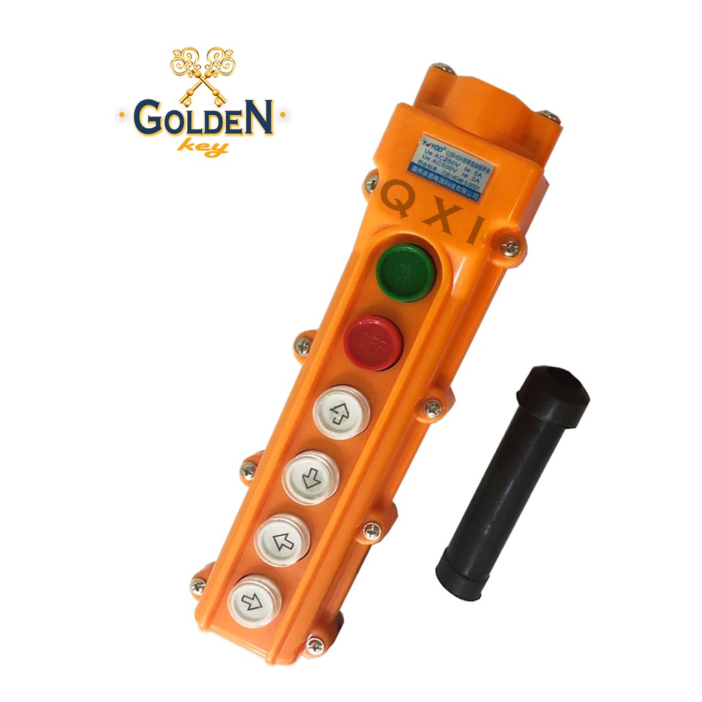 Jual Remote Hoist Button Control 6 Tombol / Remot Crane Push Button ...