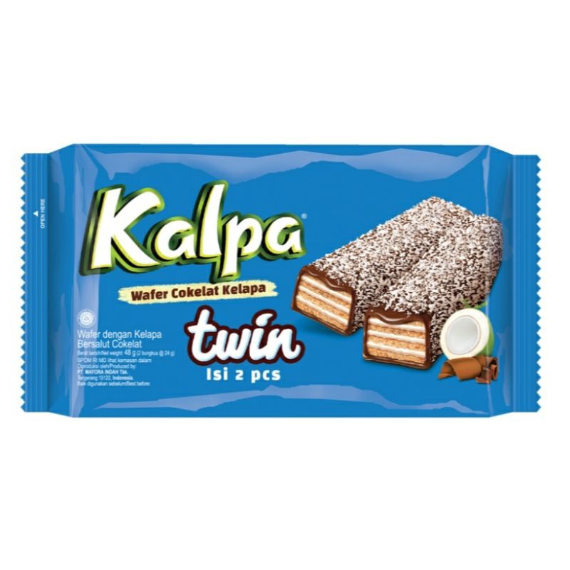Jual KALPA WAFER COKLAT TWIN 48gr | Shopee Indonesia