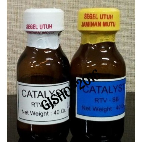 Catalyst (Katalis) untuk Silicone Rubber RTV 48 : Clear / Biru (40gr ...