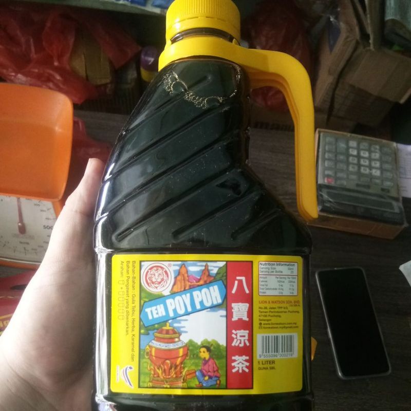 Jual Teh Poy Poh Pat po the 1Liter Malaysia / Minuman Teh Herbal Segar ...