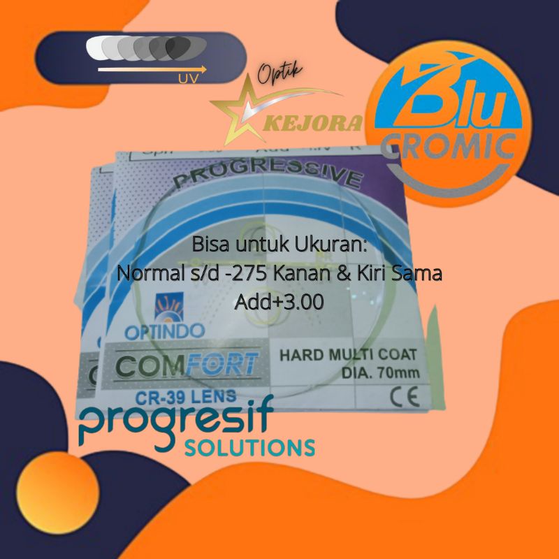 Jual Lensa Progresif Untuk Kacamata Baca Plus Minus Ukuran Stok ...