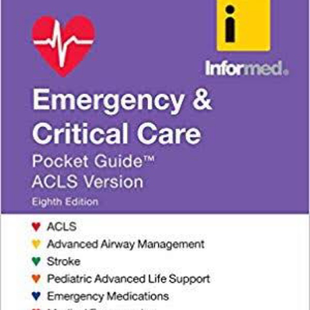 Jual Buku Kedokteran ACLS Pocket Guide Emergency and Critical Care ...