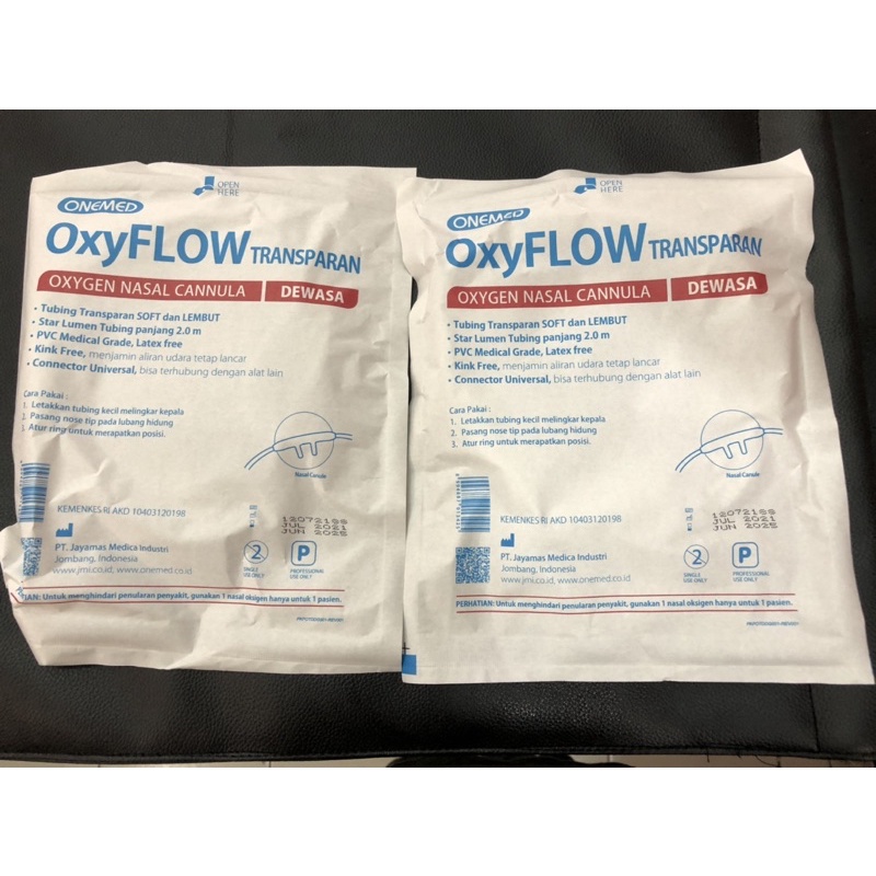 Jual Selang Oksigen Dewasa | Oxyflow Nasal Canula - Onemed | Shopee ...