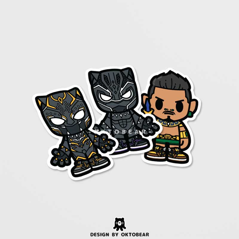 Jual Sticker Vinyl Diecut Black Panther | Shopee Indonesia