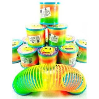 Jual Mainan per pegas rainbow magic spring edukatif - gelang spiral ...