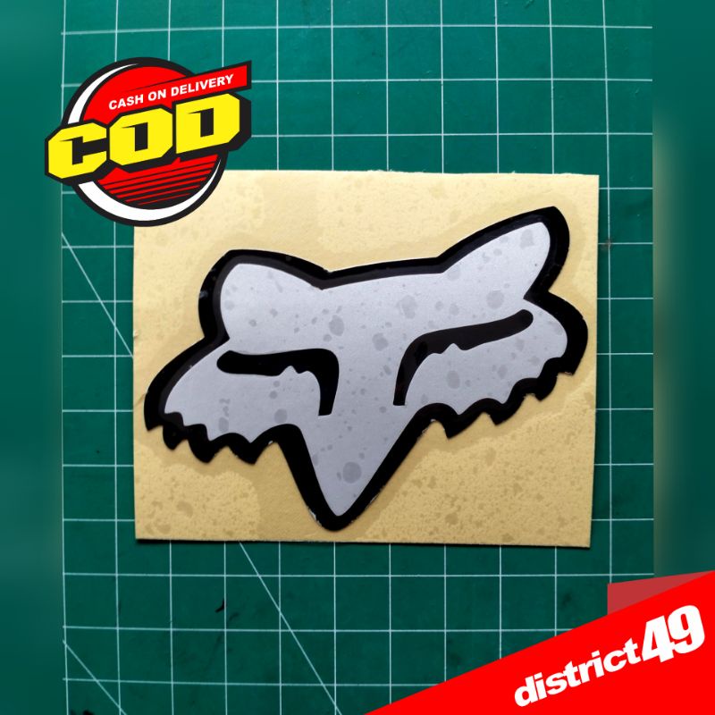 Jual Cutting sticker - Stiker cutting FOX logo - Stiker Fox Logo ...