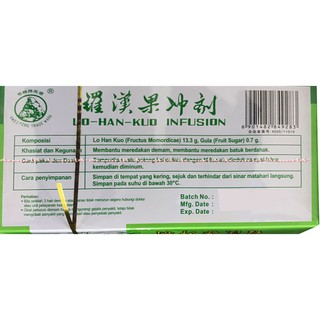 Jual Lo-Han-Kuo Infusion 12pcs Lohanko Lo Han Kuo Obat Panas Dalam ...
