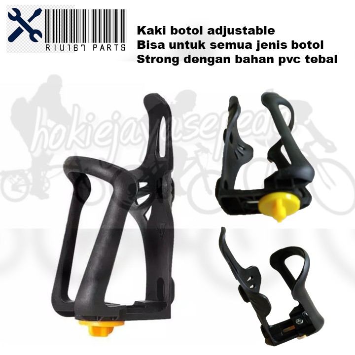 Jual RIU167 Kaki botol sepeda bottle holder plastik PVC Strong dan ...