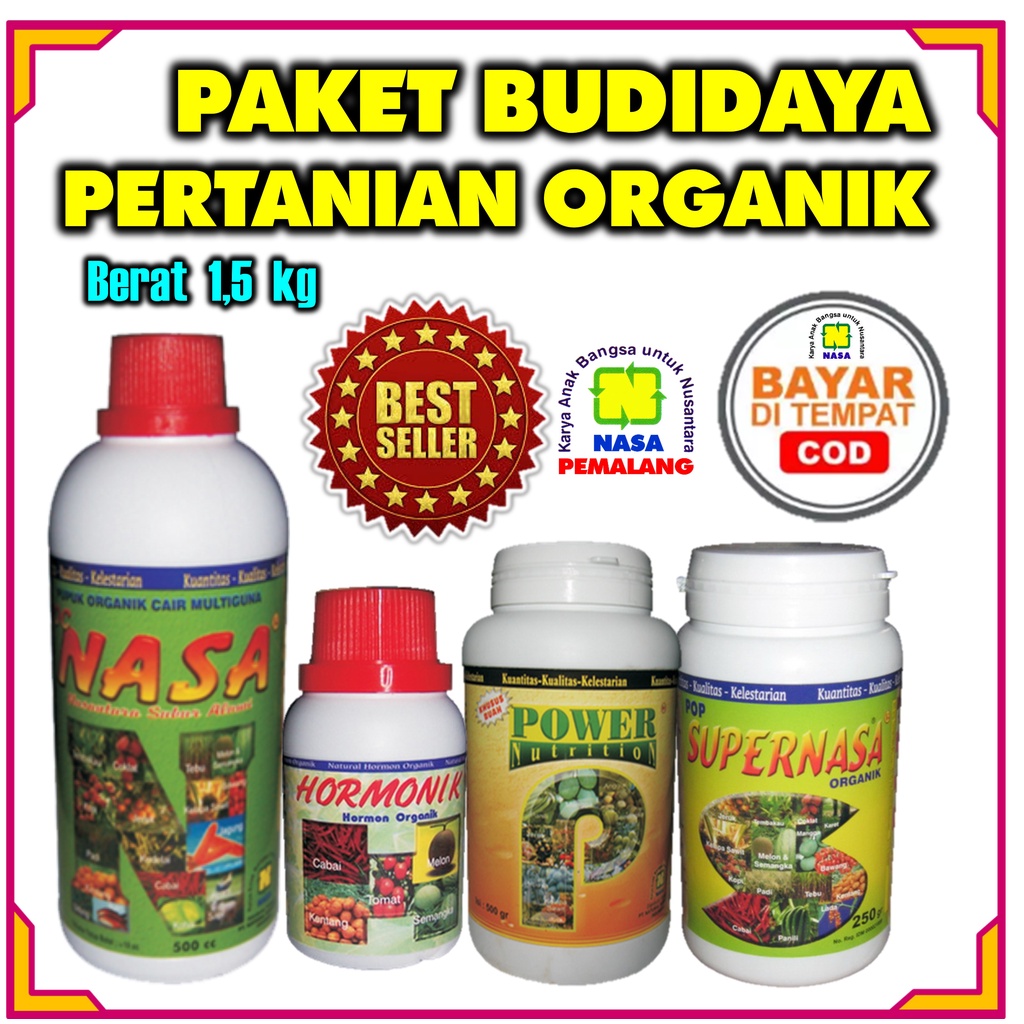 Jual PUPUK PERTANIAN ORGANIK NASA LENGKAP POWER NUTRITION SUPERNASA ...