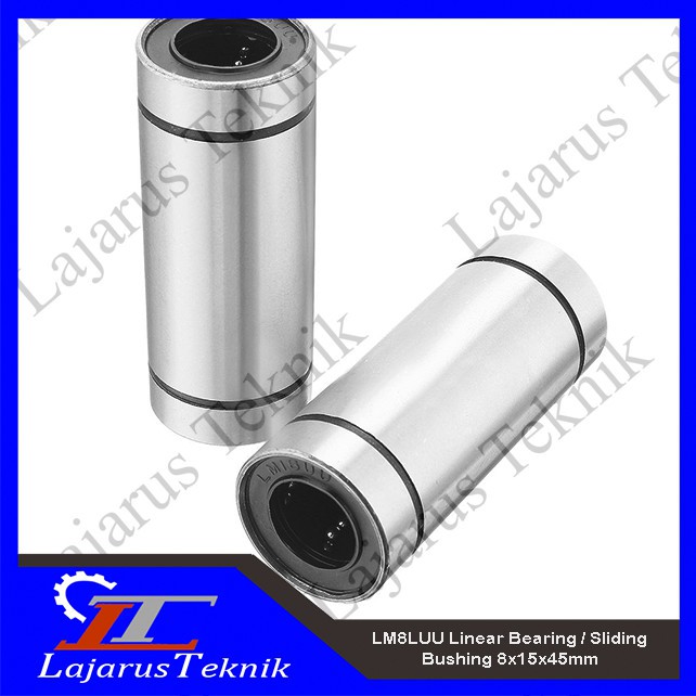 Jual LM8LUU Linear Bearing / Sliding Bushing 8x15x45mm (longer ...