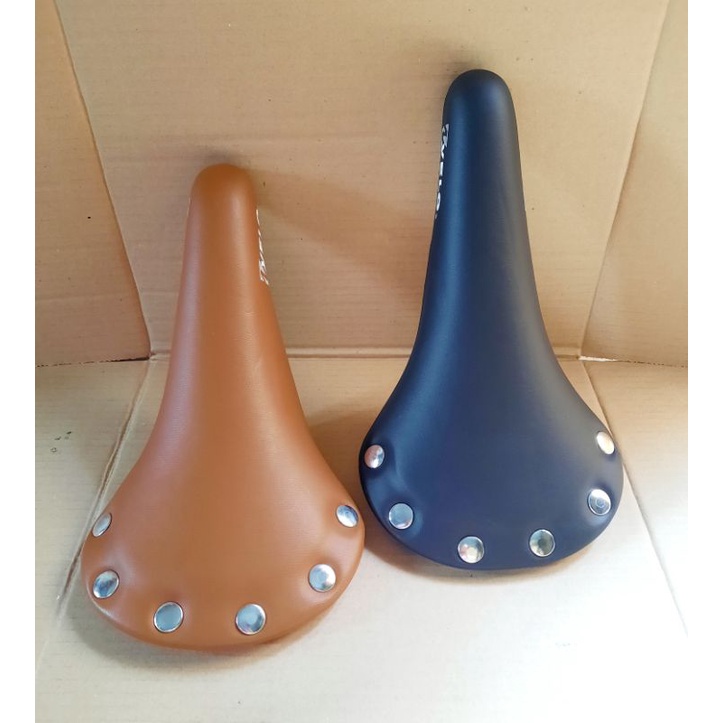 Jual sadel saddle sepeda velo coklat model paku vintage jadul Indonesia ...