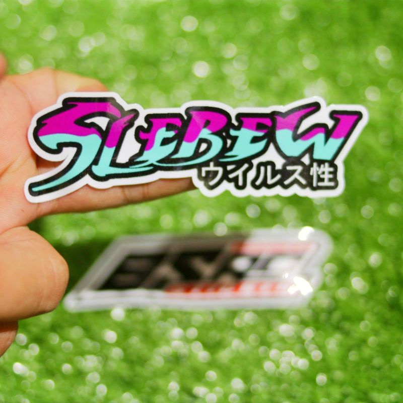 Jual stiker slebew viral / sticker viral | Shopee Indonesia