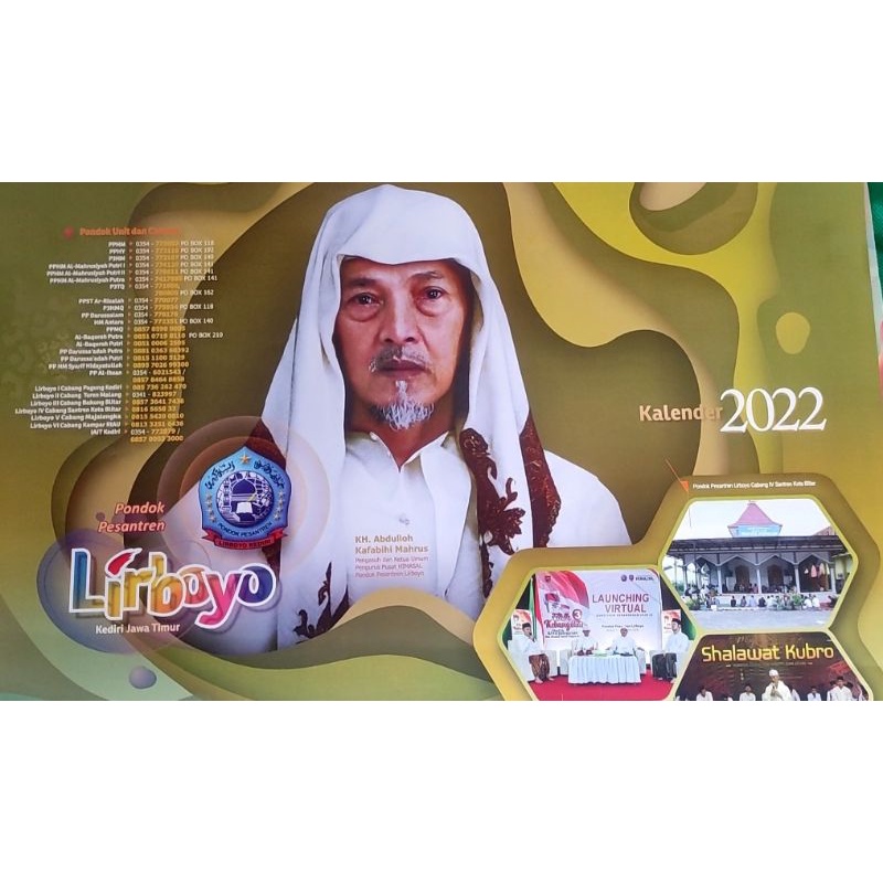 Jual KALENDER LIRBOYO 2022 Indonesia|Shopee Indonesia