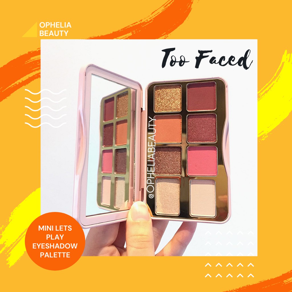 Jual TOO FACED Mini Lets Play Eyeshadow Palette | Shopee Indonesia