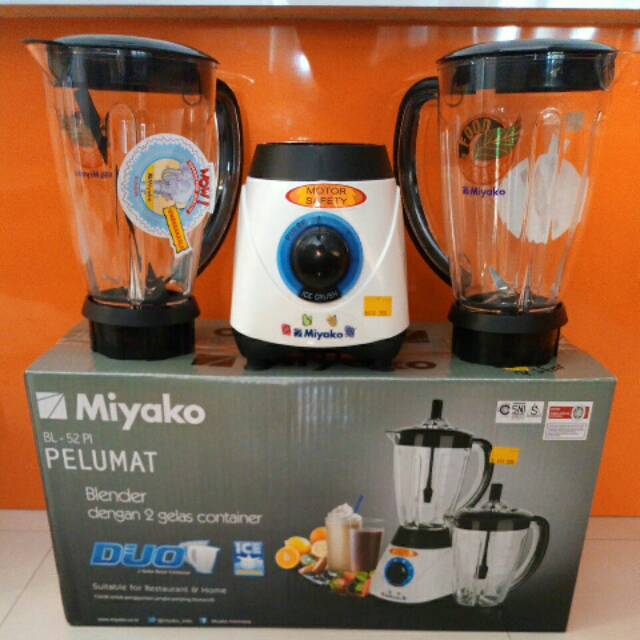 Jual Blender Miyako 2 Gelas Container BL - 52 PI | Shopee Indonesia
