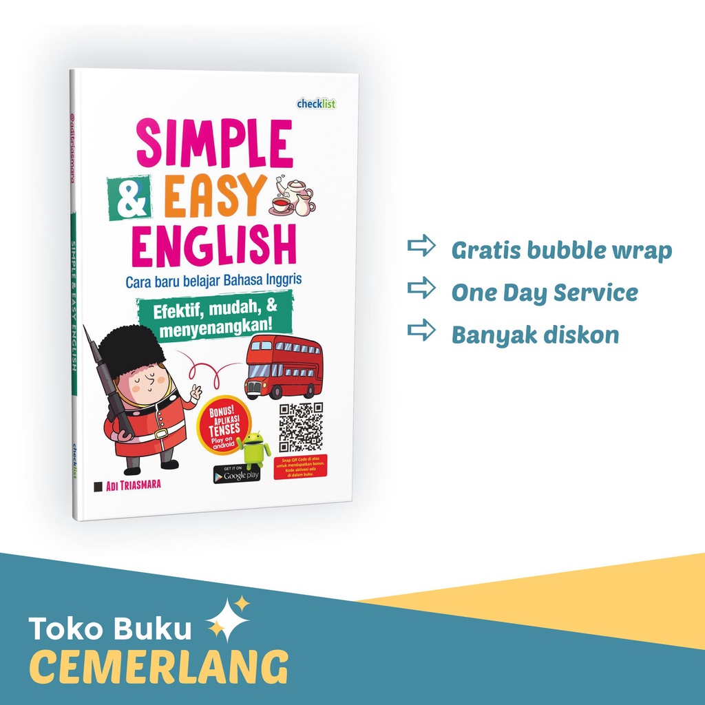Jual Buku Belajar Bahasa Inggris Simple and Easy English | Shopee Indonesia