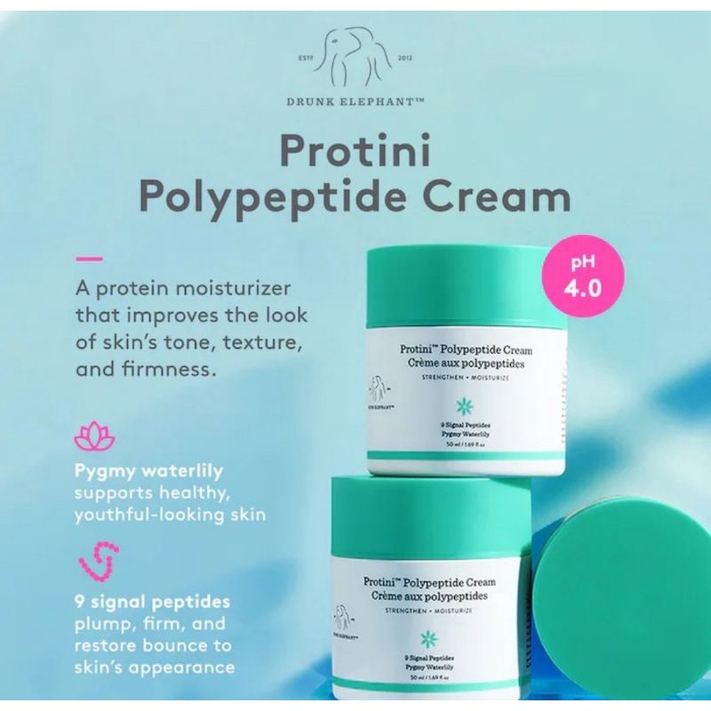 Jual Drunk Elephant Protini Polypeptide Cream 50ML | Shopee Indonesia