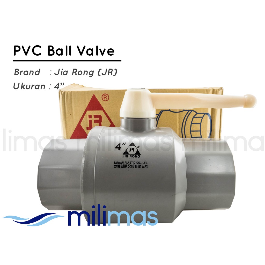 Jual Jia Rong (JR) Stop Kran Ball Valve Ukuran 4" | Shopee Indonesia