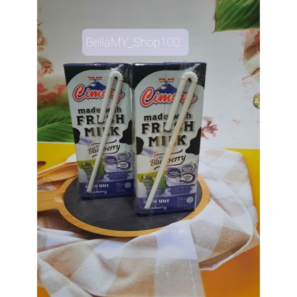 Jual SUSU CIMORY FRESH MILK UHT 250 ML Rasa Blueberry Indonesia|Shopee ...
