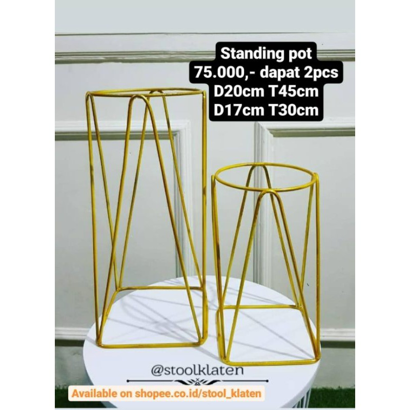 Jual standing pot besi | Shopee Indonesia