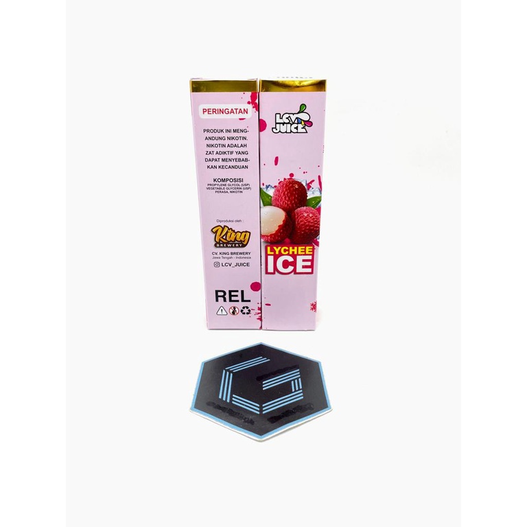 Jual Lcv Juice Lychee Ice by King Brewery 60ml 3mg liquid vape pita ...