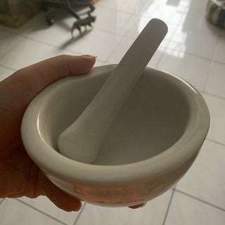 Jual ALAT MORTAR MORTIR LUMPANG PENUMBUK OBAT MANGKOK GERUS PENGGERUS ...
